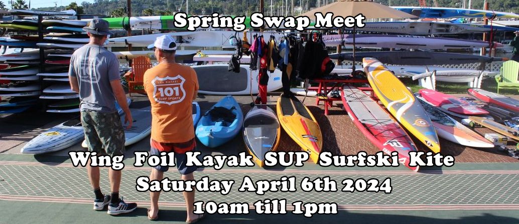 Spring Swap Meet 4/6/2024 – 101 Surf Sports