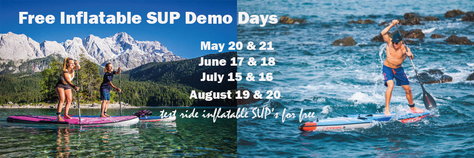 Free Inflatable SUP Test Rides All Summer Long – 101 Surf Sports