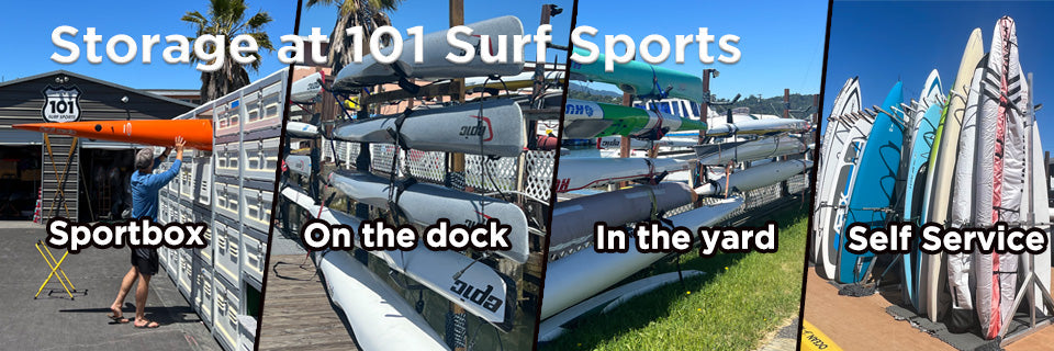 Indoor & Outdoor Gear Storage At The Waters Edge – 101 Surf Sports